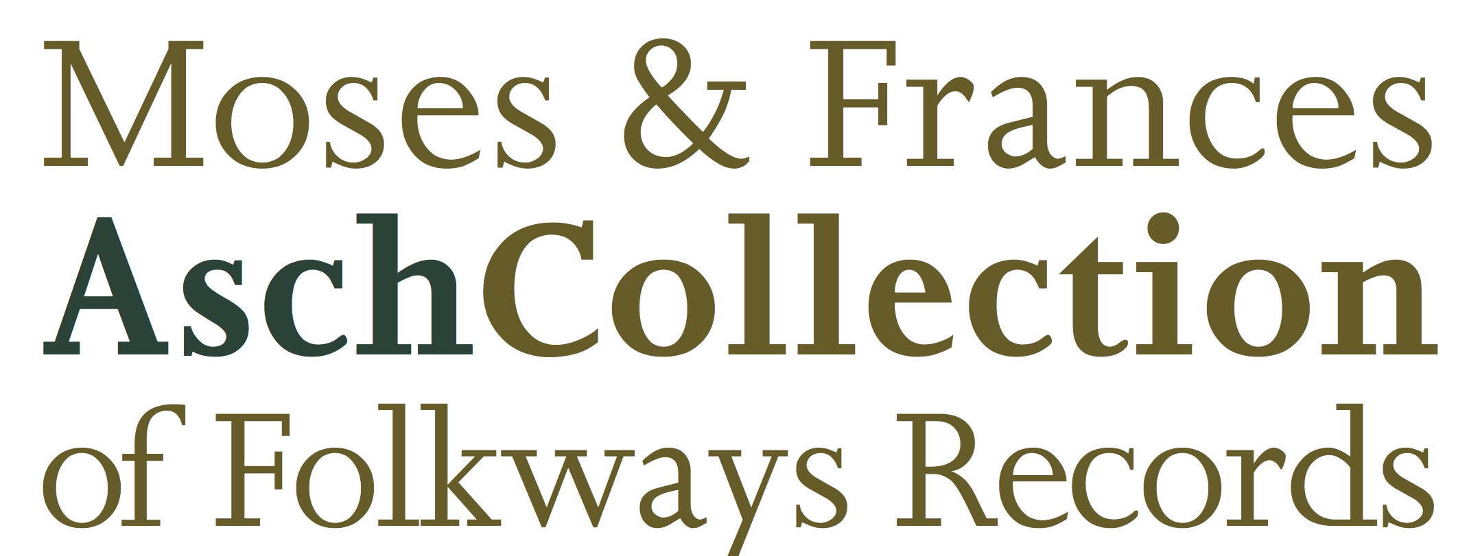 Asch Collection – Sound Studies Institute